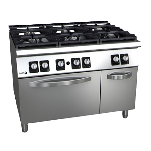 Fagor C-G961 Cooking Range – 6 Burners with Oven