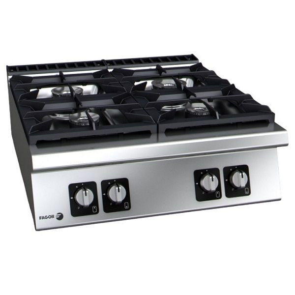 Fagor C-G940 4 Burner Cooking Range – Tabletop Commercial Cooker